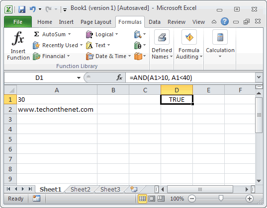 Learn To Use The And Function In Excel Ws