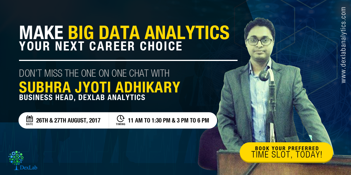 In Discussion with Subhra Jyoti Adhikary, Business Head, DexLab Analytics! In Discussion with Subhra Jyoti Adhikary, Business Head, DexLab Analytics!