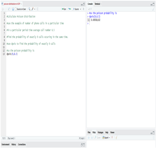 Statistical Application in R & Python: Poisson Distribution