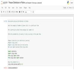 Statistical Application in R & Python: Poisson Distribution